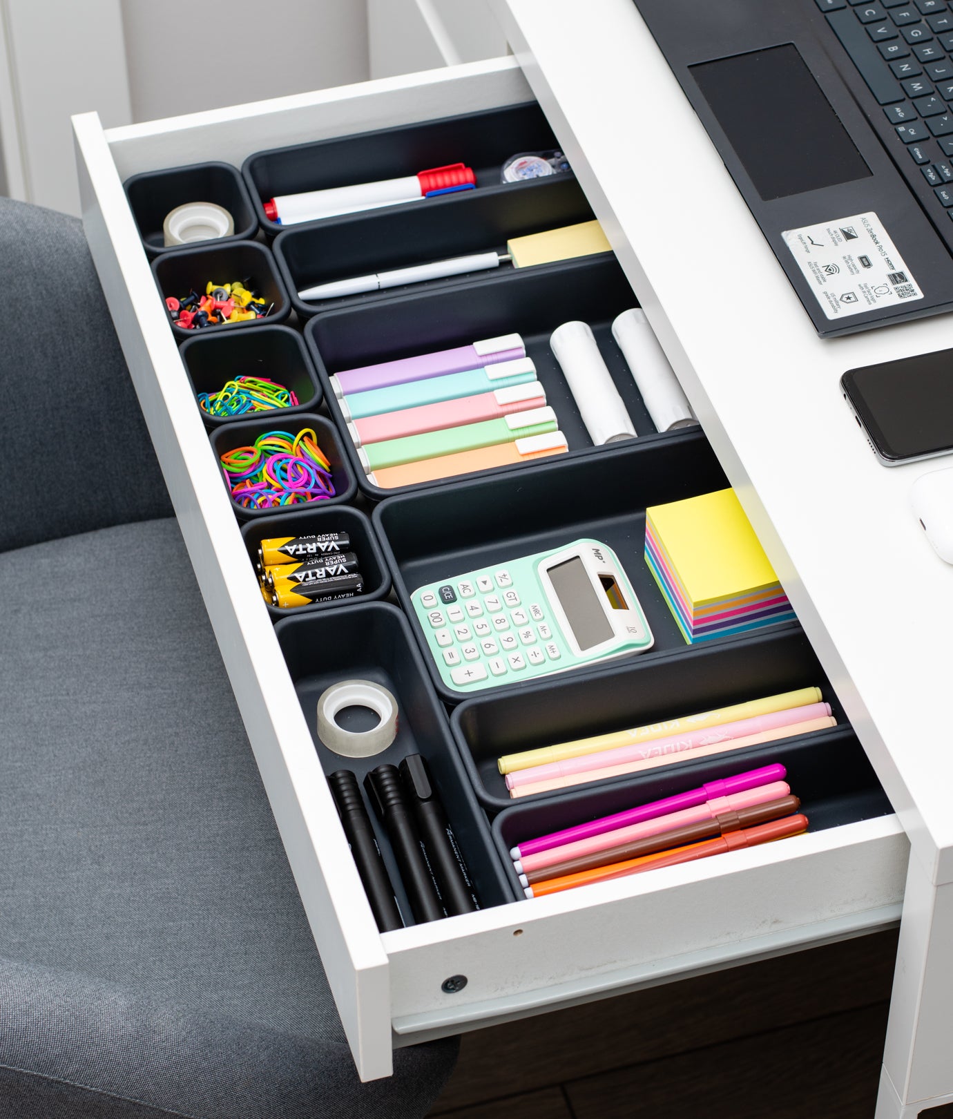 Set 22 cutii modulare organizare sertare birou